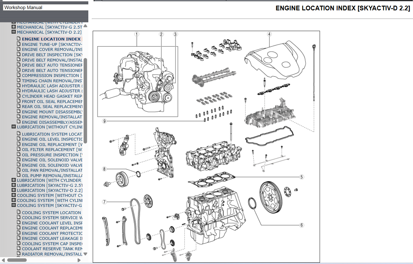 Mazda Repair Manuals - Online Mazda service & repair manual