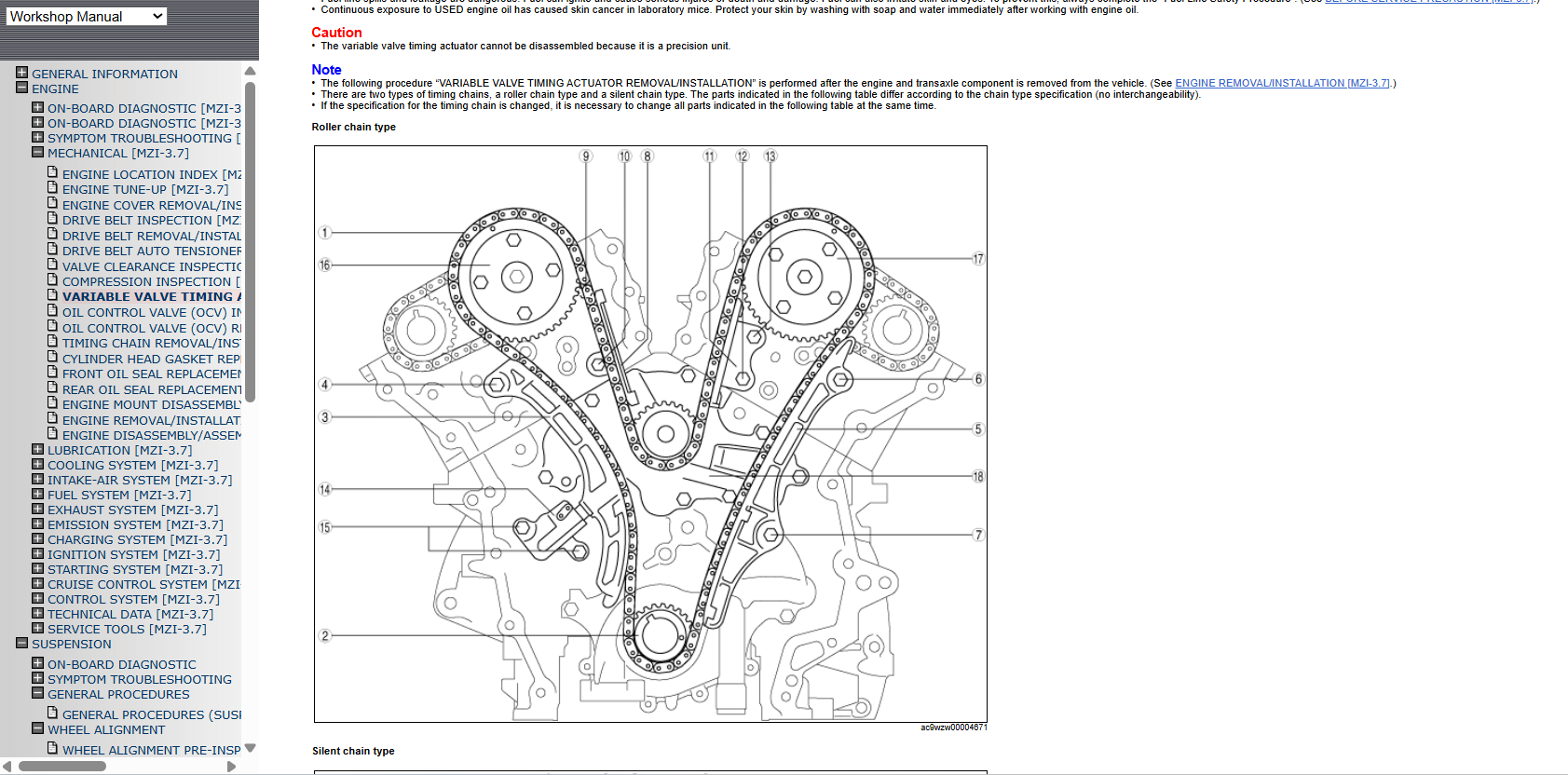 Mazda CX-9 repair manual 2009-2012 - Mazda Repair Manuals